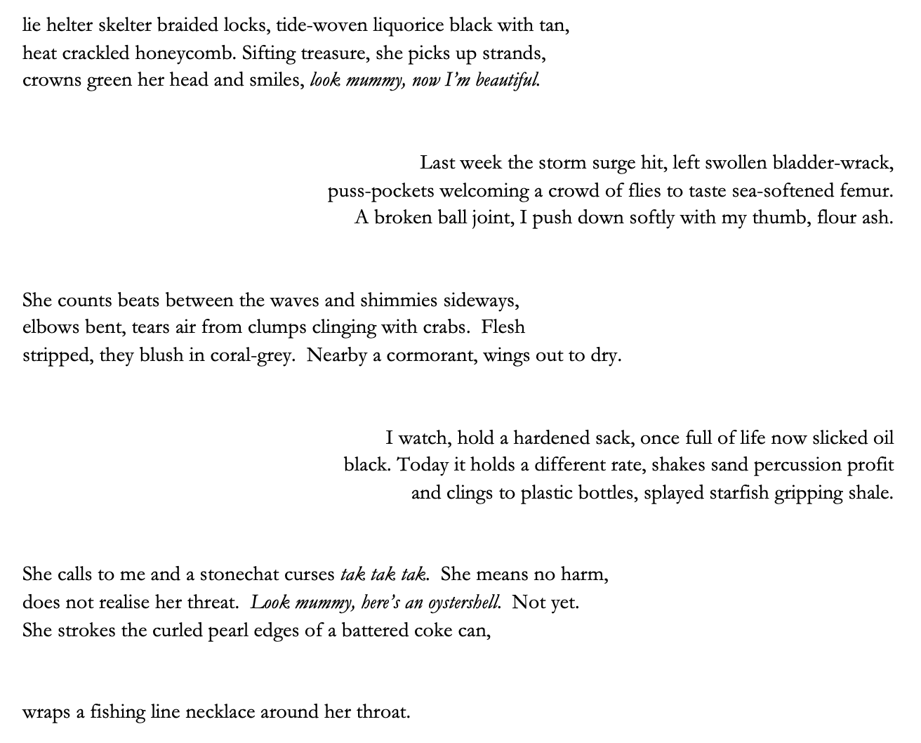 A Poem by Lottie Williams – Modron Magazine